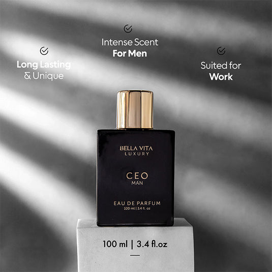 CEO Man Cologne for Men, Luxury Perfume with Lemon & Tonka